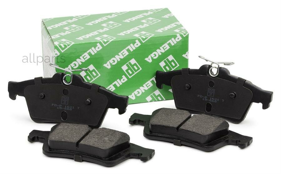 PILENGA FD-P 1621 T Колодки тормозные дисковые задние, усиленные для FORD FOCUS 2, FOCUS 3, C-MAX, MAZDA 3, VOLVO PILENGA FD-P 1621 T