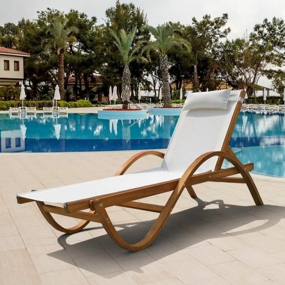 Шезлонг-лежак Мальта AFM-511C White (Afina Garden)