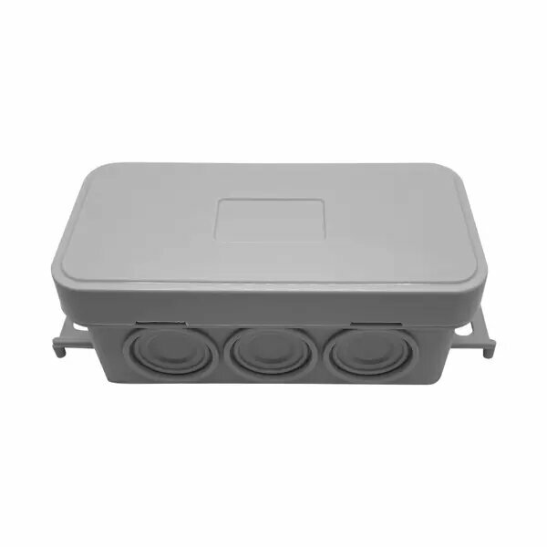 Распределительная коробка открытая LEXMAN D 90x42x40 мм 10 вводов IP56 цвет серый