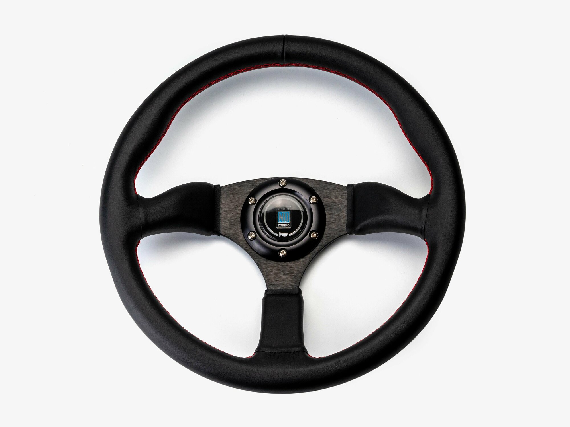 Спортивный руль Nardi из натуральной кожи