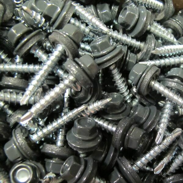 Саморез кровельный 4.8 x 29 мм 250 шт. RAL 7016 Антрацитово-серый