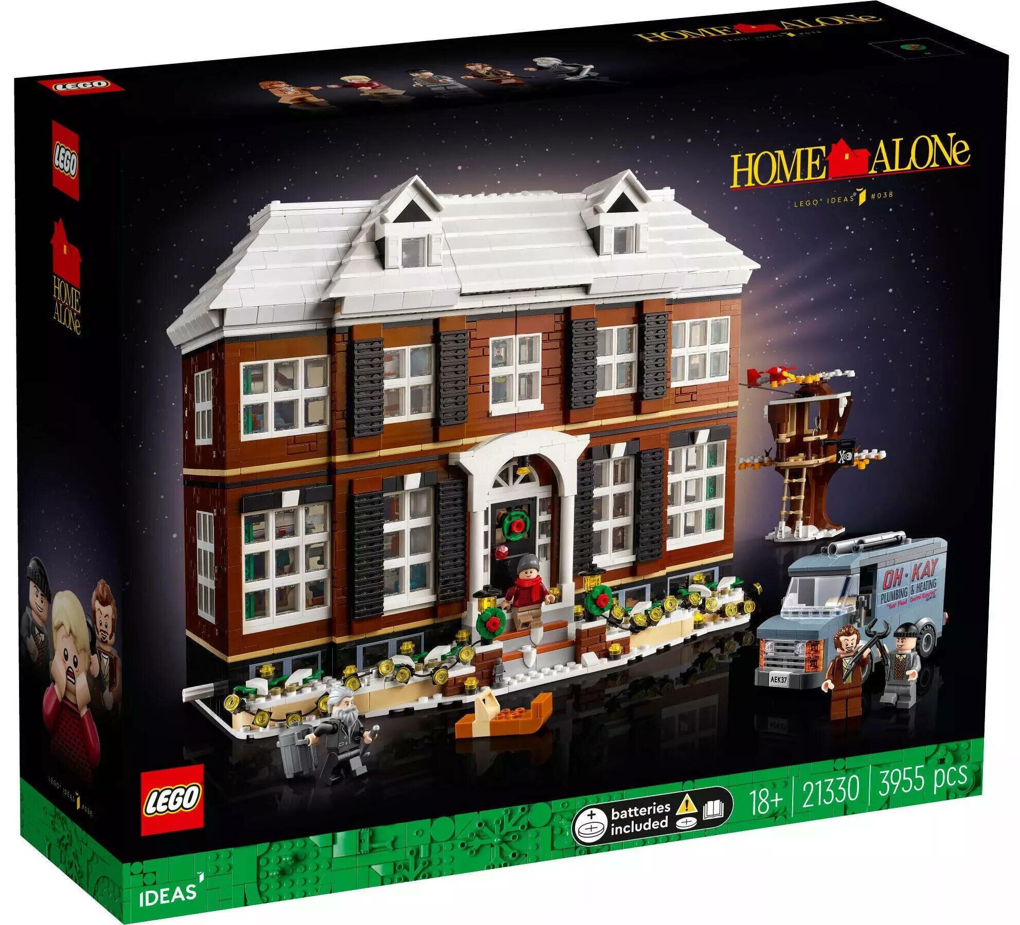 Конструктор LEGO Ideas 21330 Один дома, 3955 деталей, от 18 лет