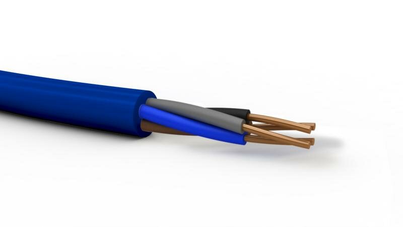 Кабель силовой Русский Свет ВВГнг(А)-LS, 4х1.5 мм2, ОК (N), 0.66кВ