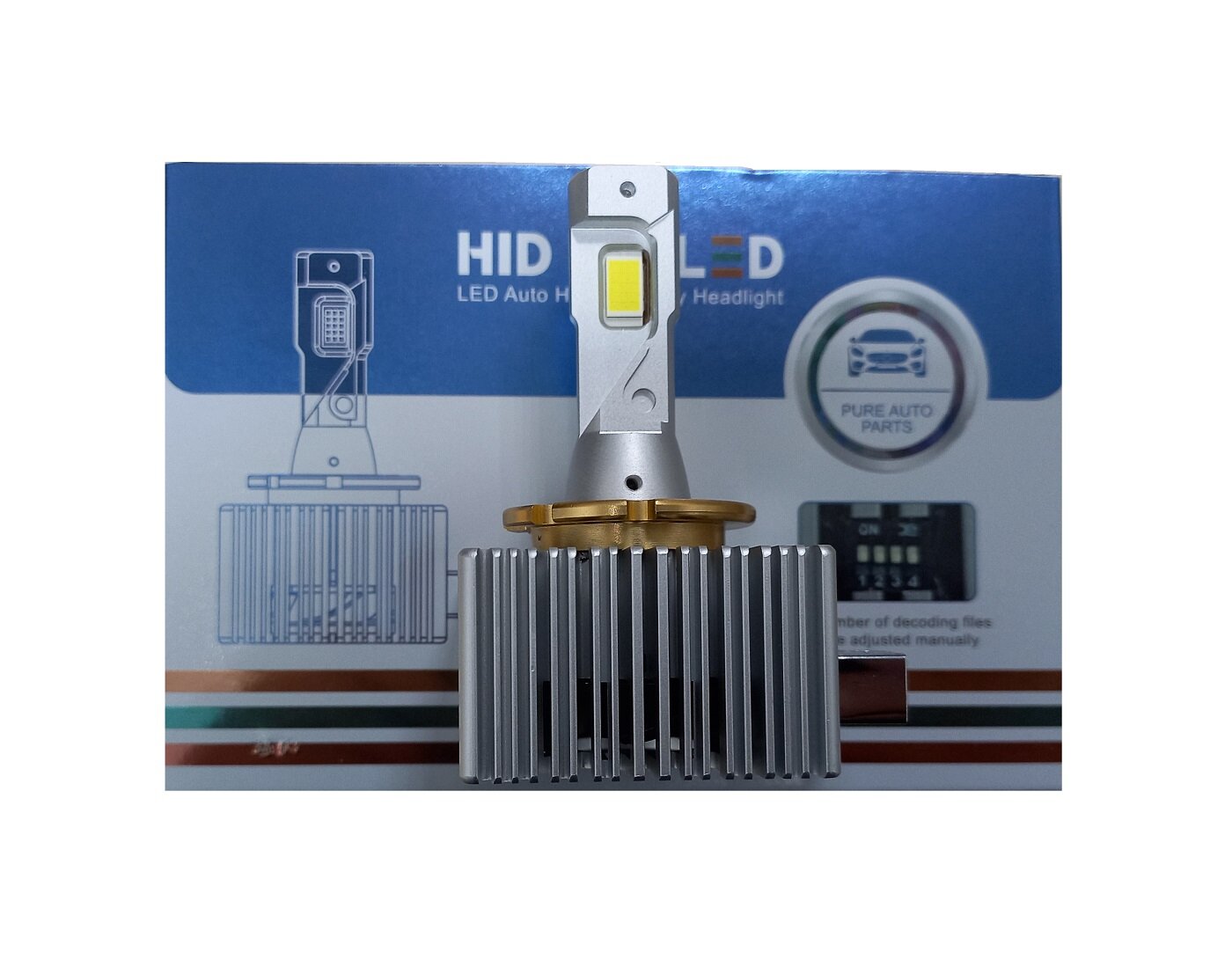 Светодиодные лампы TRVEZ D3S/D3R 35W 12/24V 4000 Lm 6000K (2 лампы)