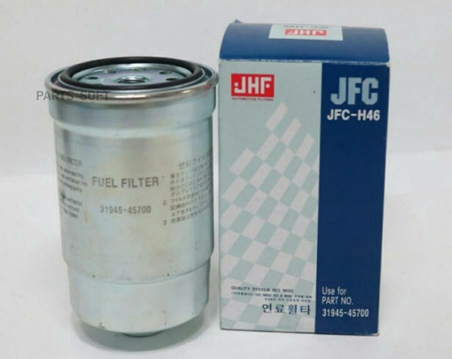 JFCH46 JHF Фильтр топливный HYUNDAI HD65,78, County дв. D4DD ЕВРО-3 (под датчик) (JFC-H46) JHF
