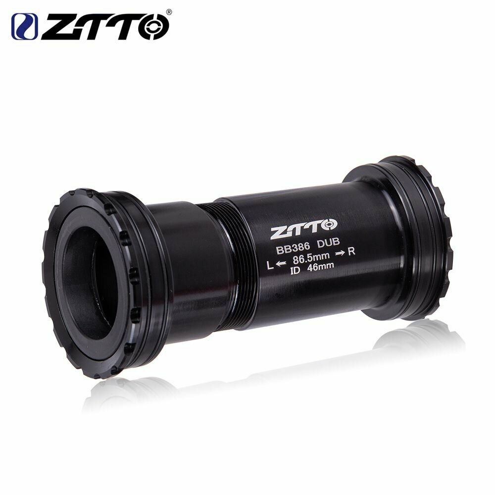 Каретка ZTTO PressFit BB386 DUB 46х86.5, под вал SRAM DUB 28,99 мм, black