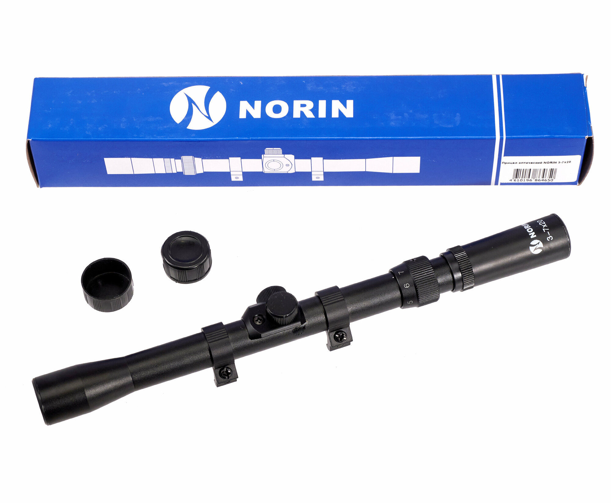Оптический прицел Norin 3-7x20 (19 мм, Ласточкин хвост)