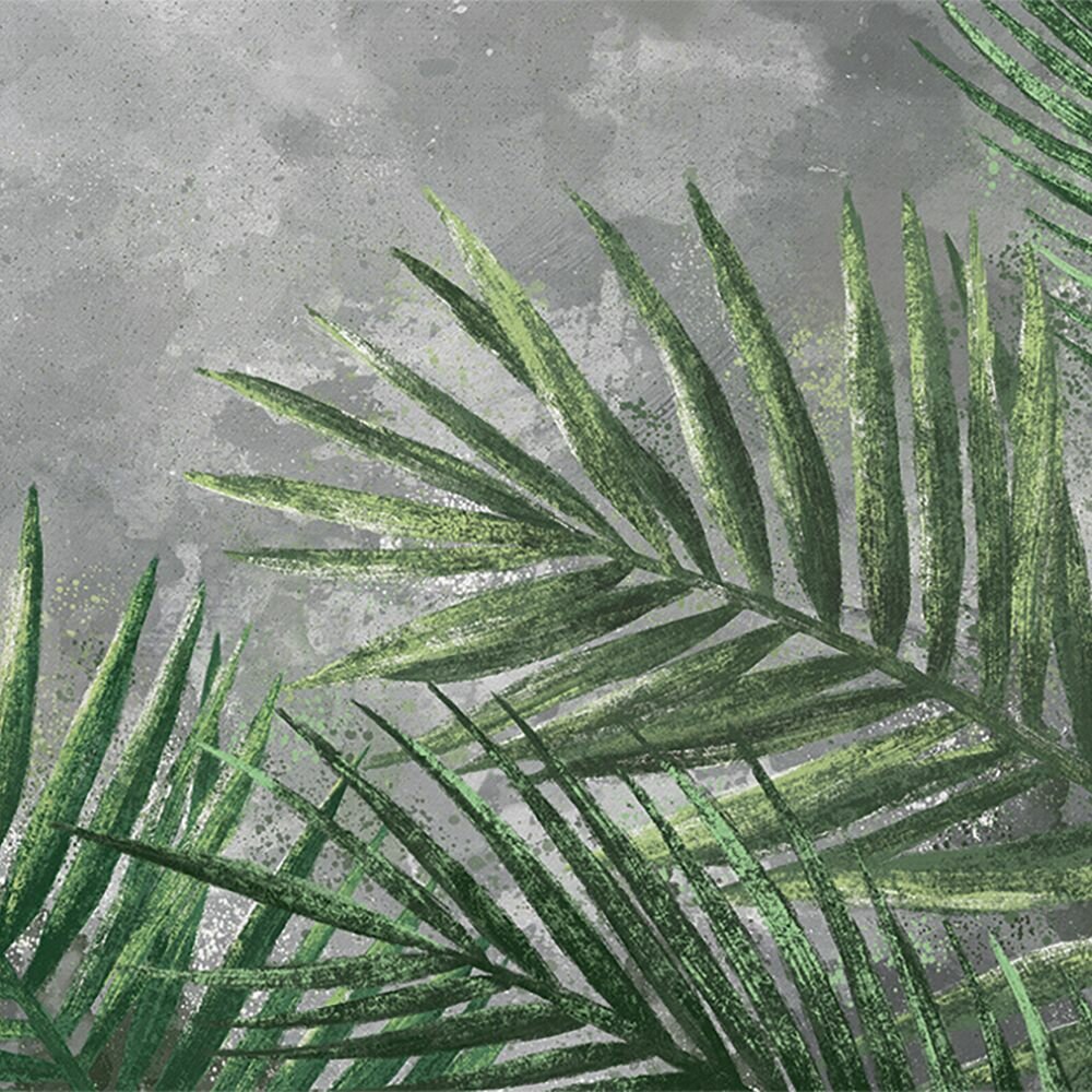 Фотообои флизелиновые Листья лофт Flizetto 400х270 см