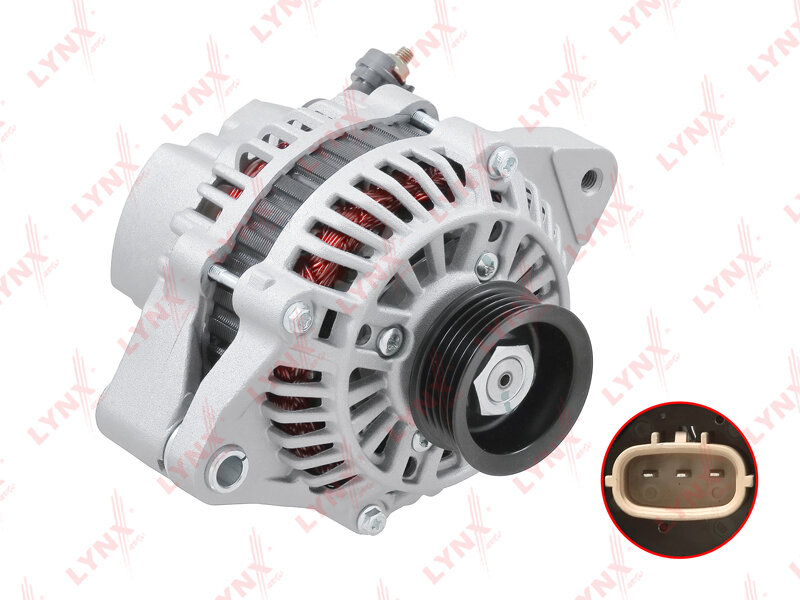 Генератор LYNXauto EA-1304. Для OPEL Опель Agila B 1.0 08-14/Agila B 1.2 08-14, SUZUKI Сузуки Liana (ER) 1.6 01-07/Swift (MZ, EZ) 1.2 05-15/Swift (MZ, E