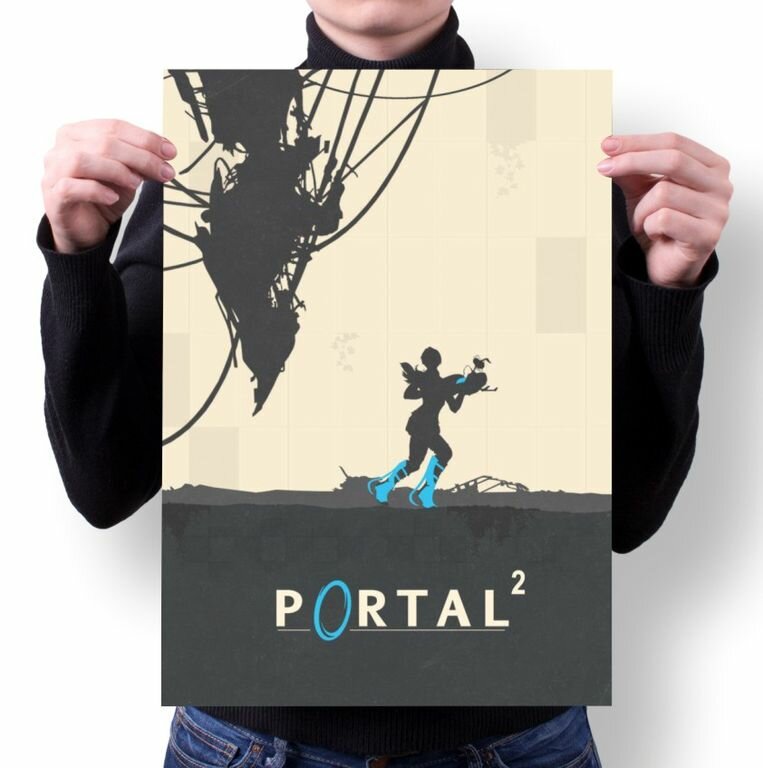 Плакат Portal 2, Портал 2 №7, А2