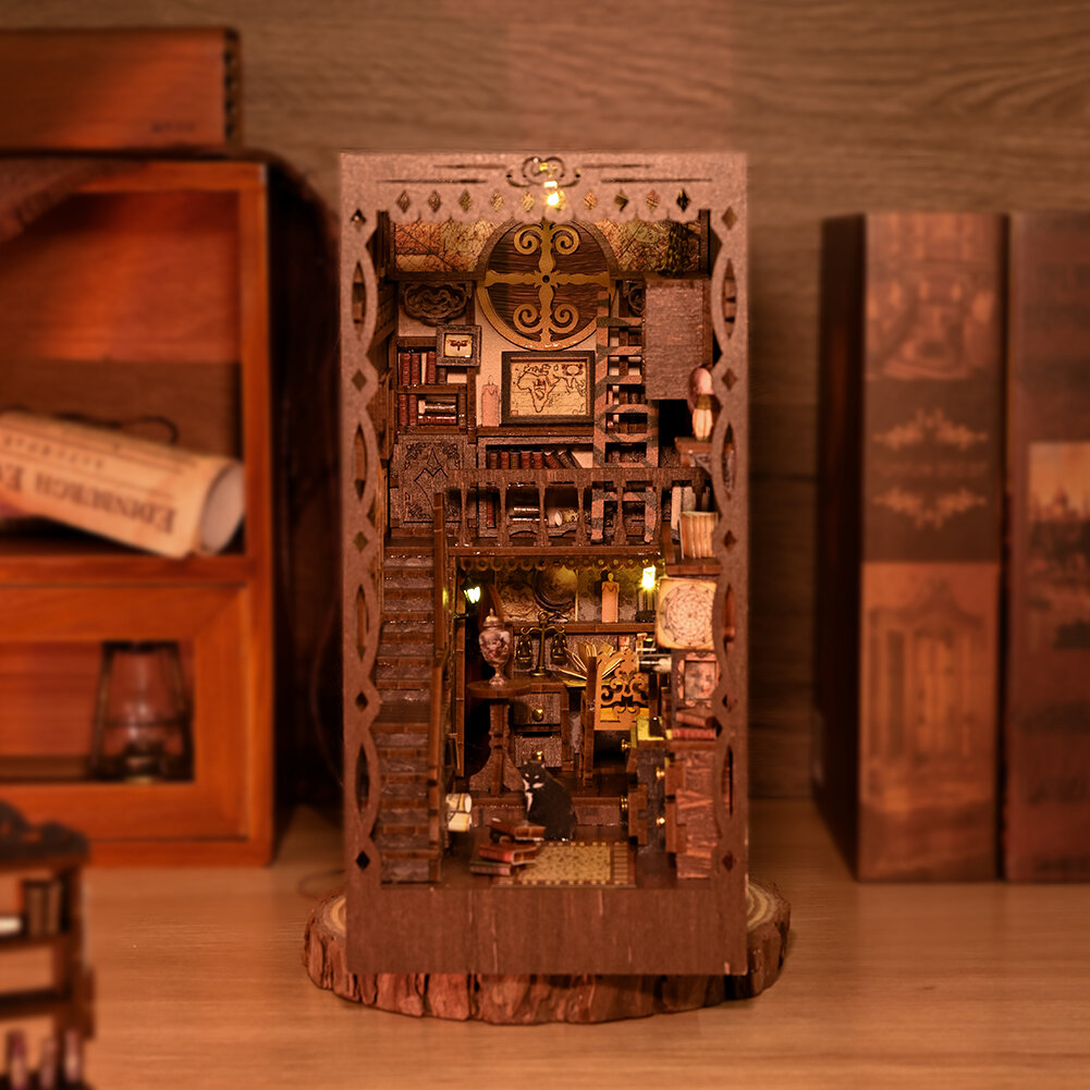 Румбокс Know Me Магическая тайная комната Гарри Поттера, с подсветкой, конструктор вставка для книг - KMSL-09