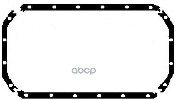 Прокладка поддона ДВС Opel Campo 2.5D, DTI 91- GLASER арт. X0668901