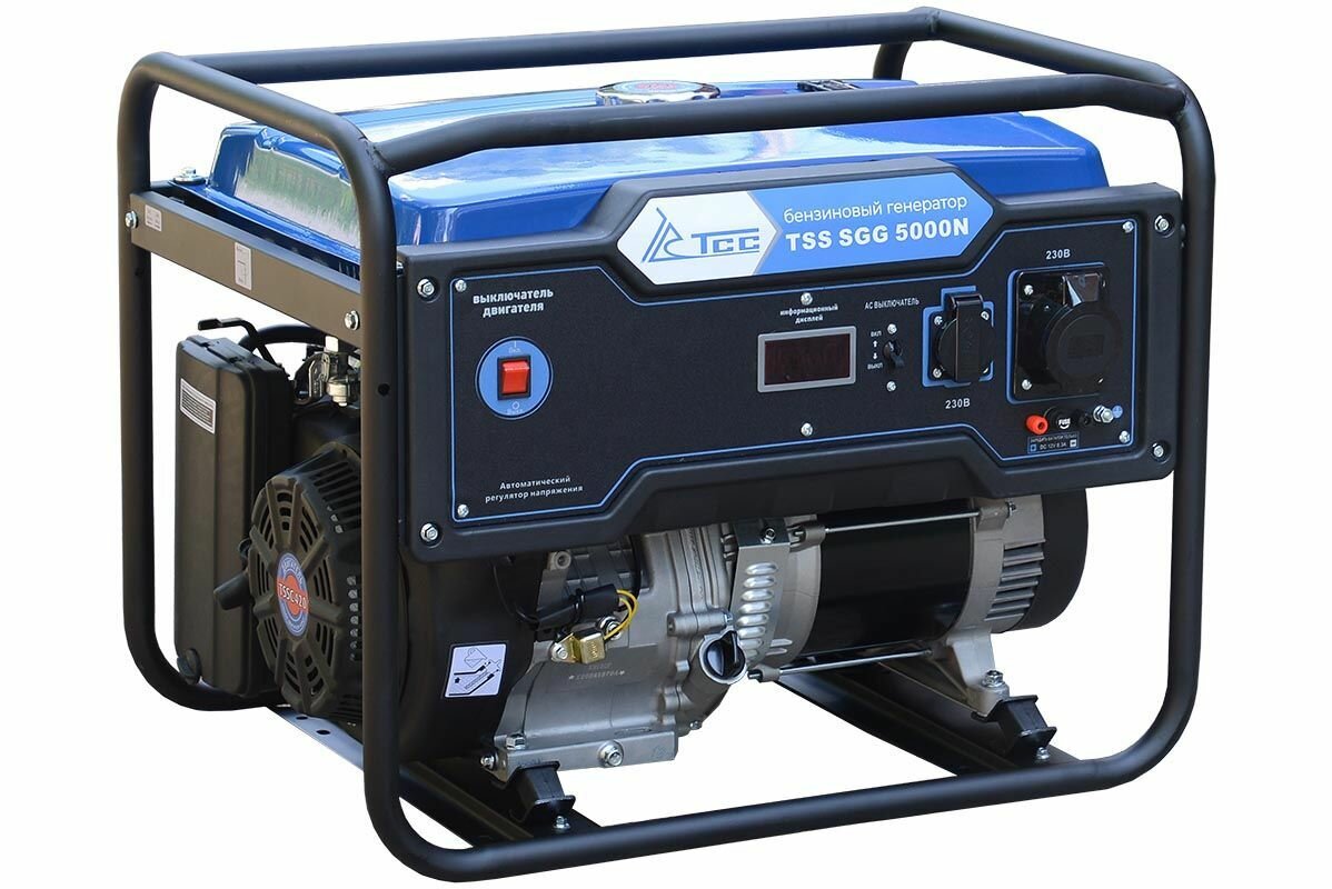 Бензогенератор TSS SGG 5000N, номинальная мощность 5кВт, 220В