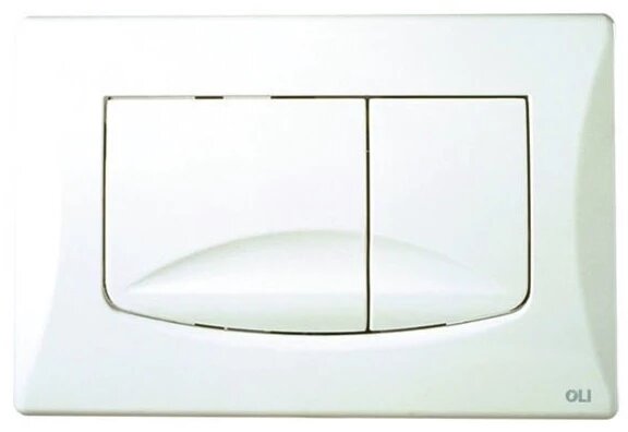 Кнопка смыва OLI River Dual Oliveira 638501 для инсталляции, белый