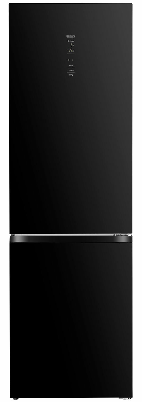 Двухкамерный холодильник Kraft Technology TNC-NF404BG No frost, темно-серый