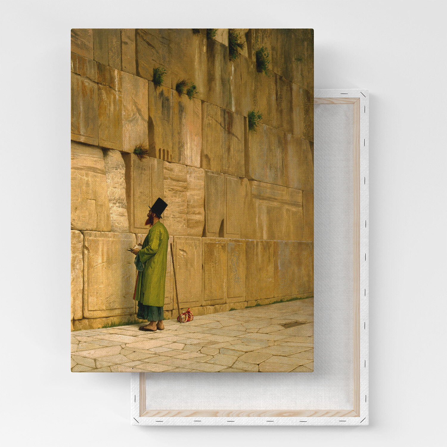 Картина на холсте, репродукция / Жан-Леон Жером - The Wailing Wall / Размер 60 x 80 см