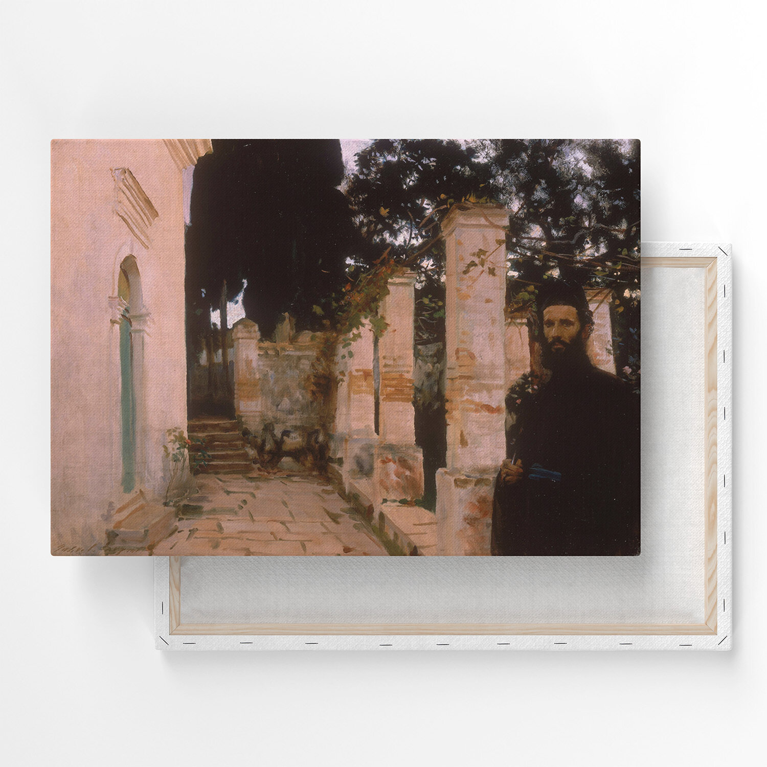 Картина на холсте, репродукция / Джон Сингер Сарджент - Vespers / Размер 60 x 80 см