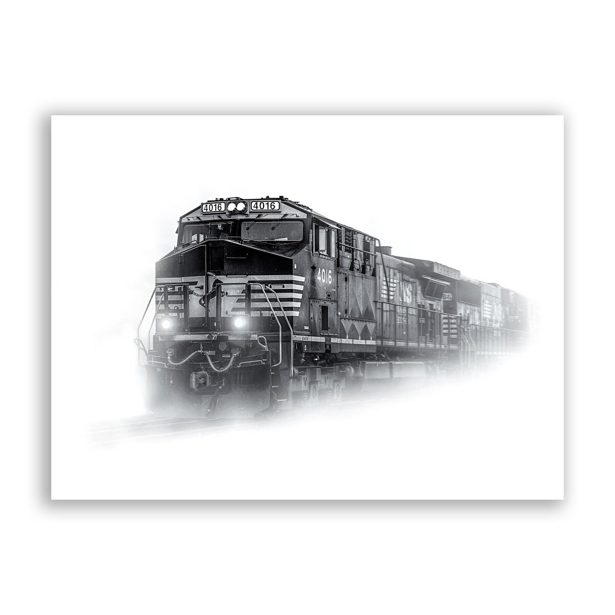 Постер, плакат на бумаге / Train / Поезд / Размер 40 x 53 см