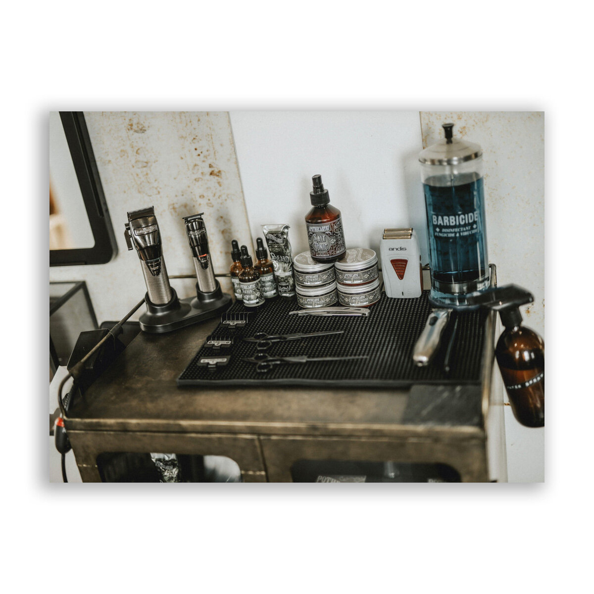 Постер, плакат на бумаге / Для Барбершопа / Размер 30 x 40 см