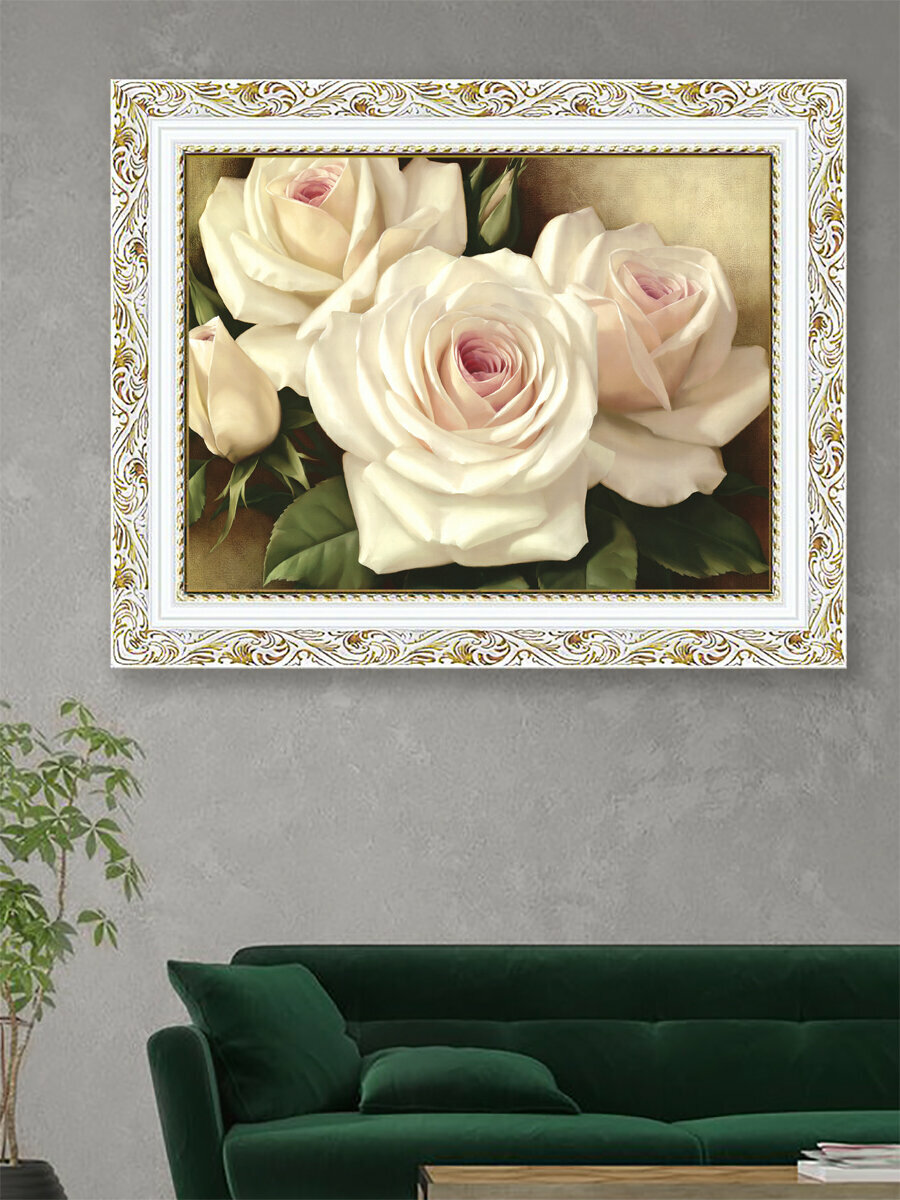 Картина на стену для интерьера Декарт настенный декор панно в раме багете в гостиную ванную детскую для офиса лофт пейзаж абстракция