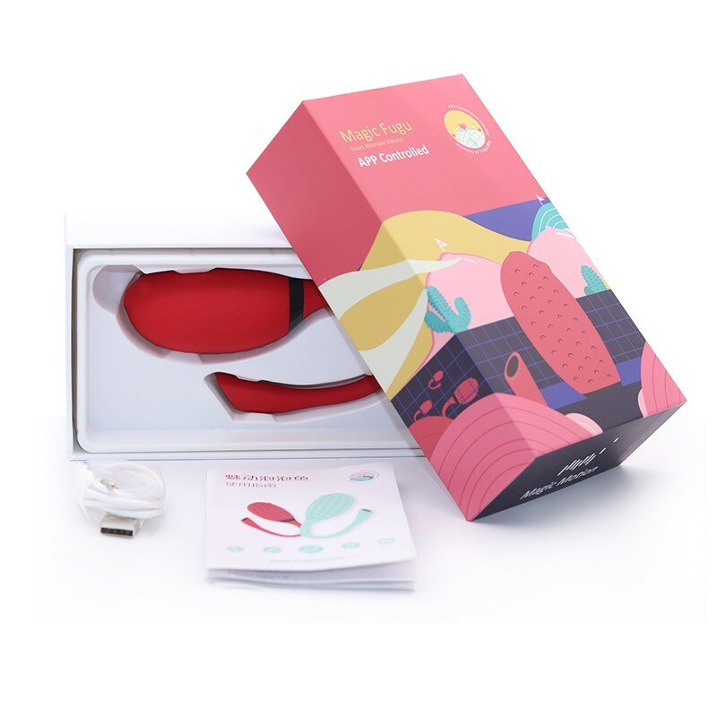 Вибростимулятор Magic Motion "Fugu" с управлением через телефон