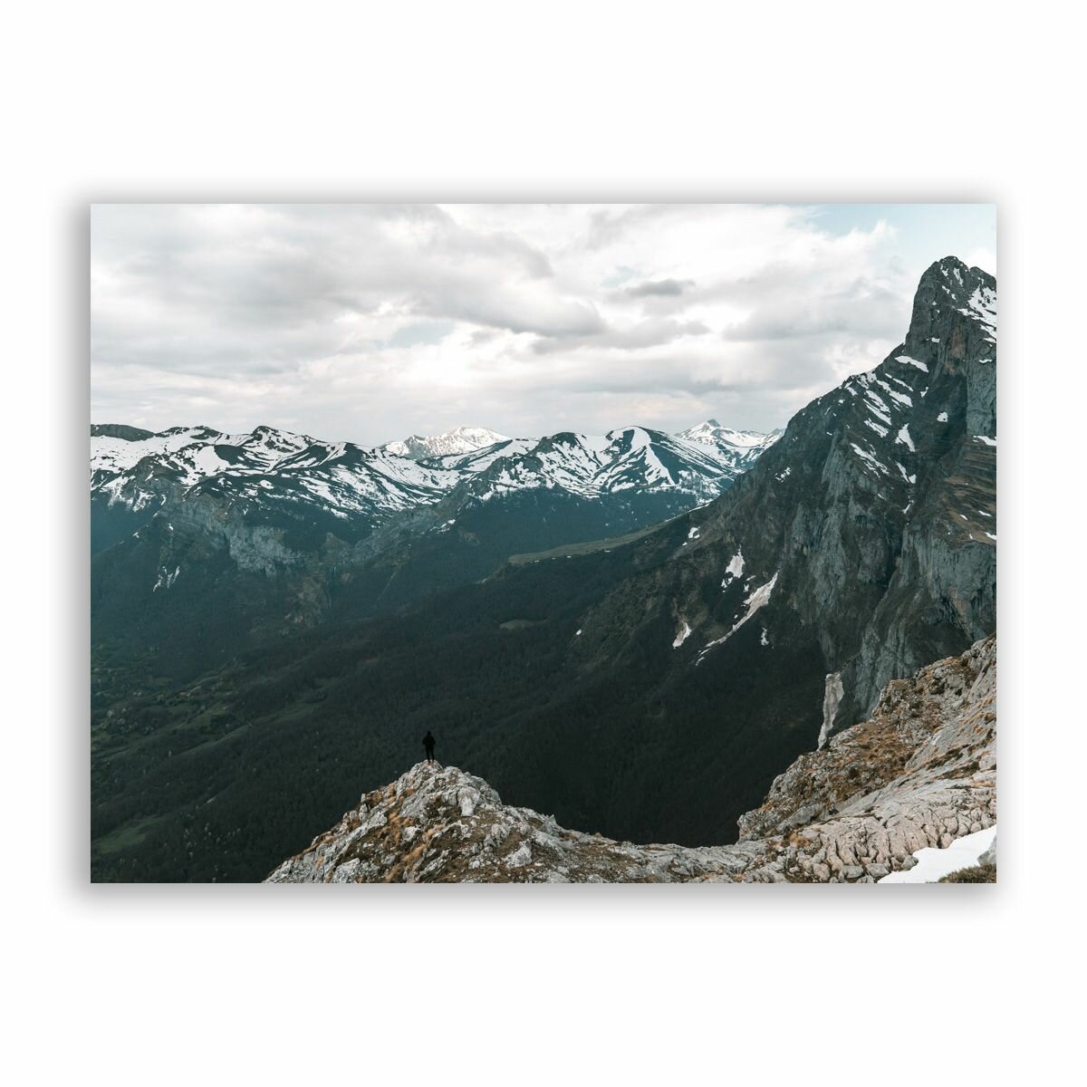 Постер, плакат на бумаге / Природа Испании - Горы / Размер 30 x 40 см