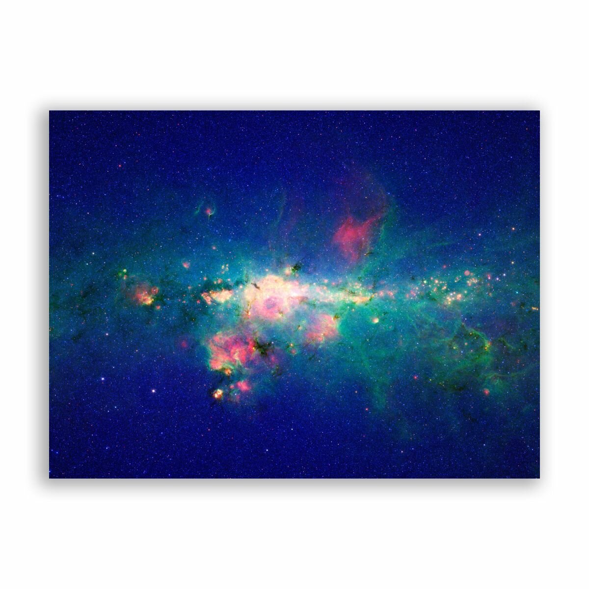 Постер, плакат на бумаге / Galaxy / Галактика / Размер 40 x 53 см