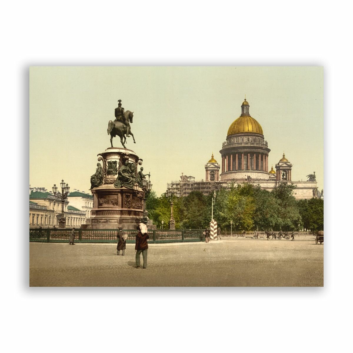 Постер, плакат на бумаге / Place Marie, St. Petersburg, Russia / Размер 30 x 40 см