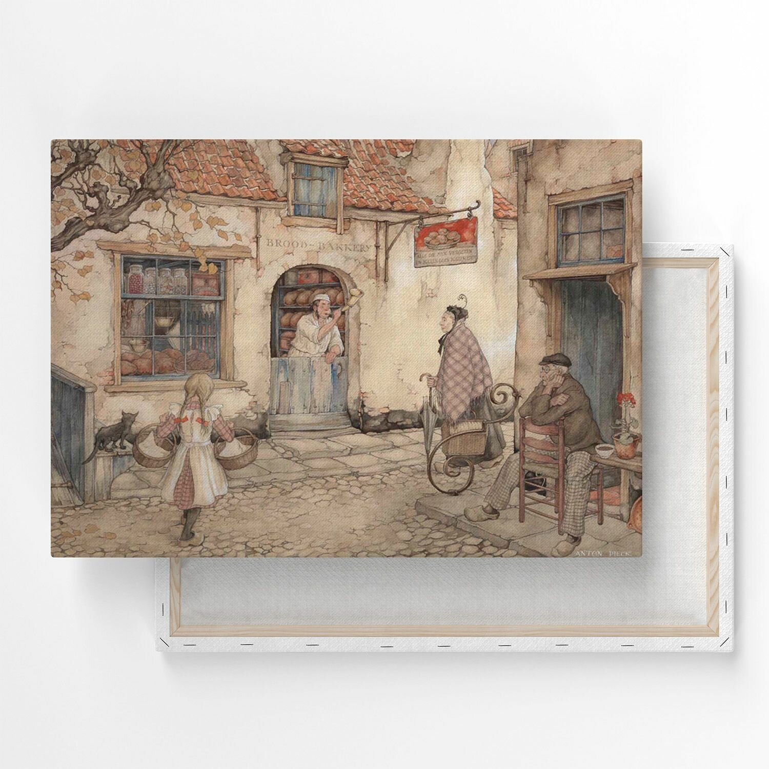Картина на холсте, репродукция / Антон Пик / Размер 30 x 40 см