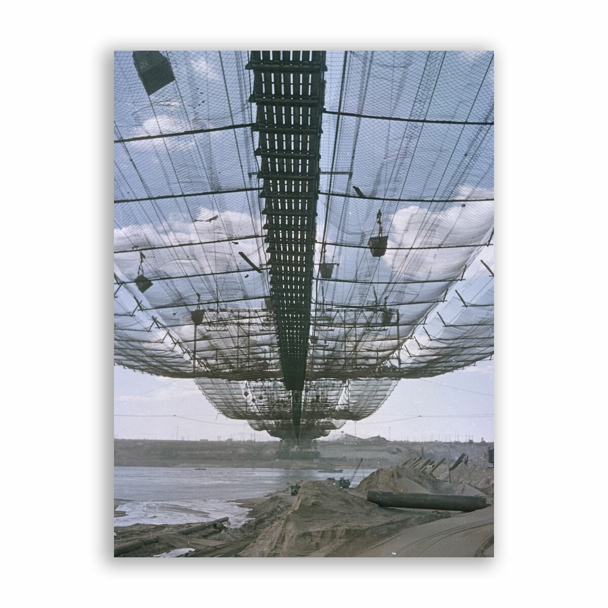 Советский постер, плакат на бумаге / Советские индустриальные / Размер 40 x 53 см