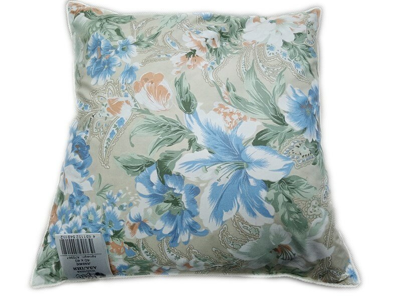 Подушка "Азалия люкс" пухо - перовая, чехол тик поликоттон 40х40