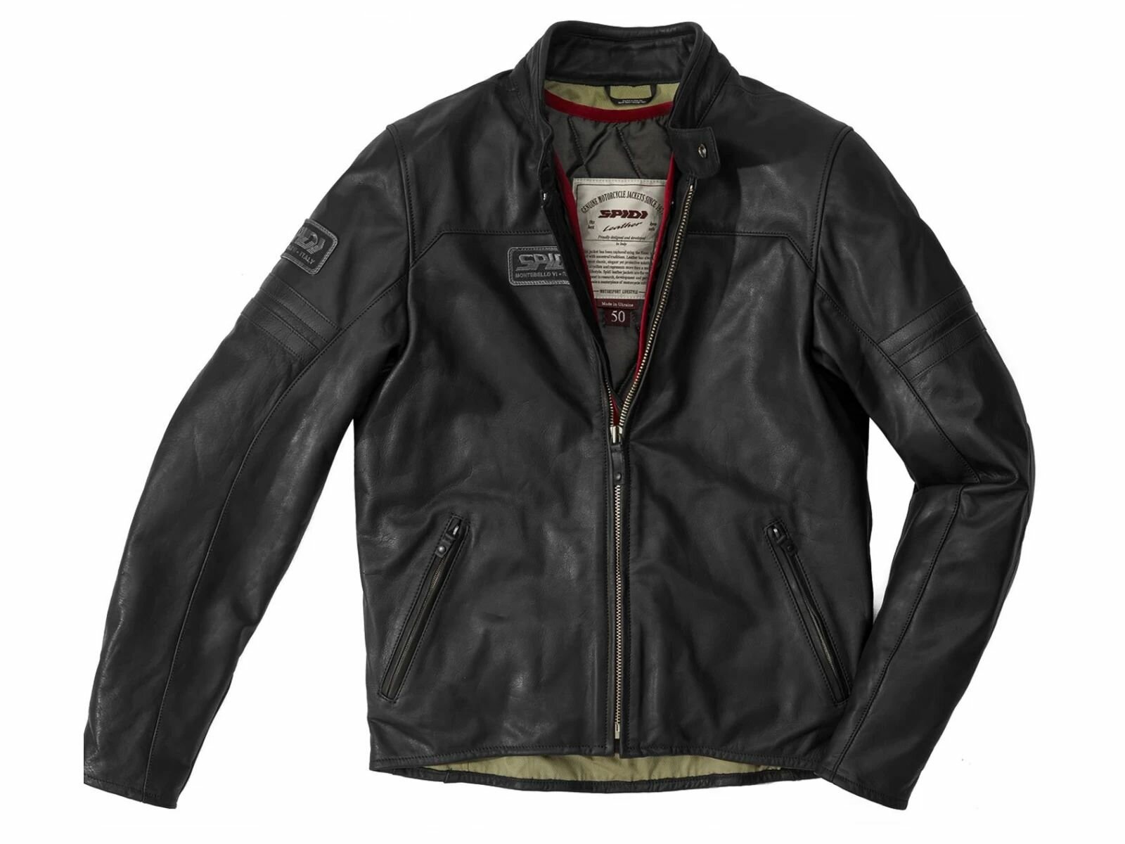Мотокуртка VINTAGE Black, 56