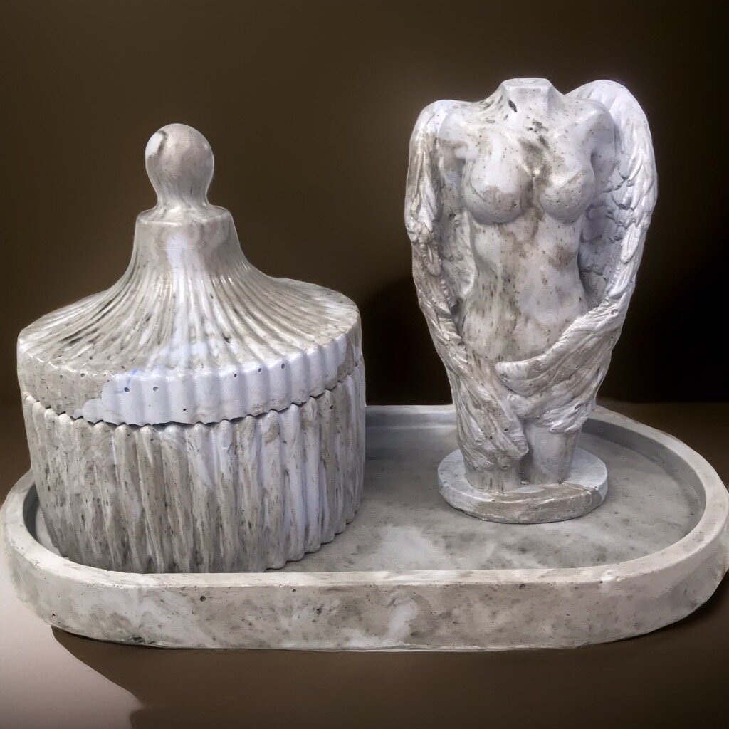 Набор из гипса "Шкатулка