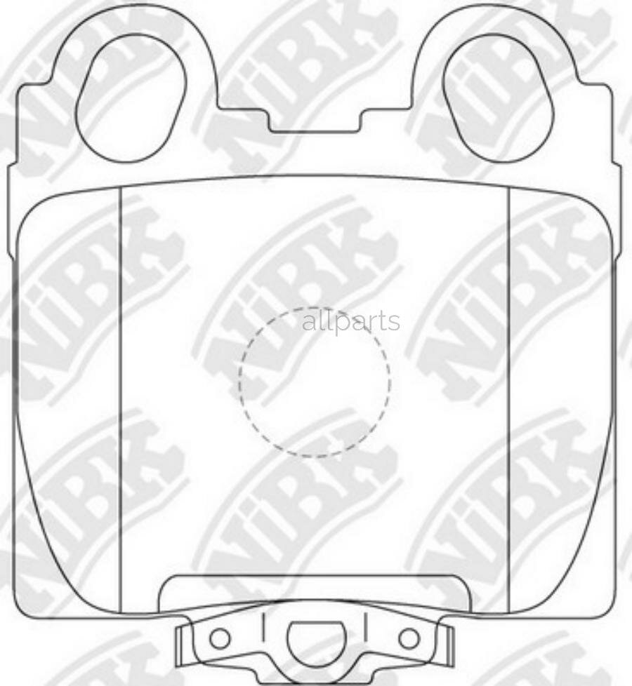 NIBK PN1421 Колодки задние NIBK PN1421