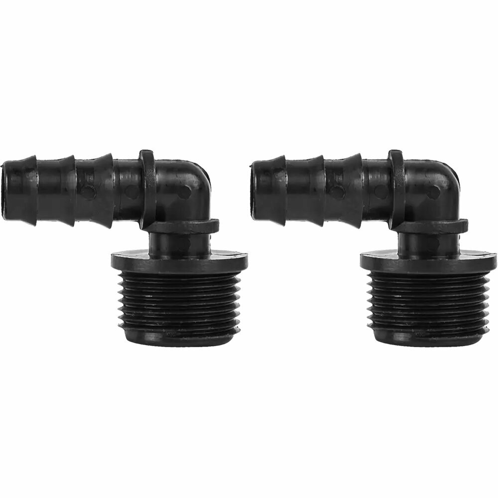 Угол для ПНД трубки BOUTTE, 3/4"x16 мм, 2 шт.