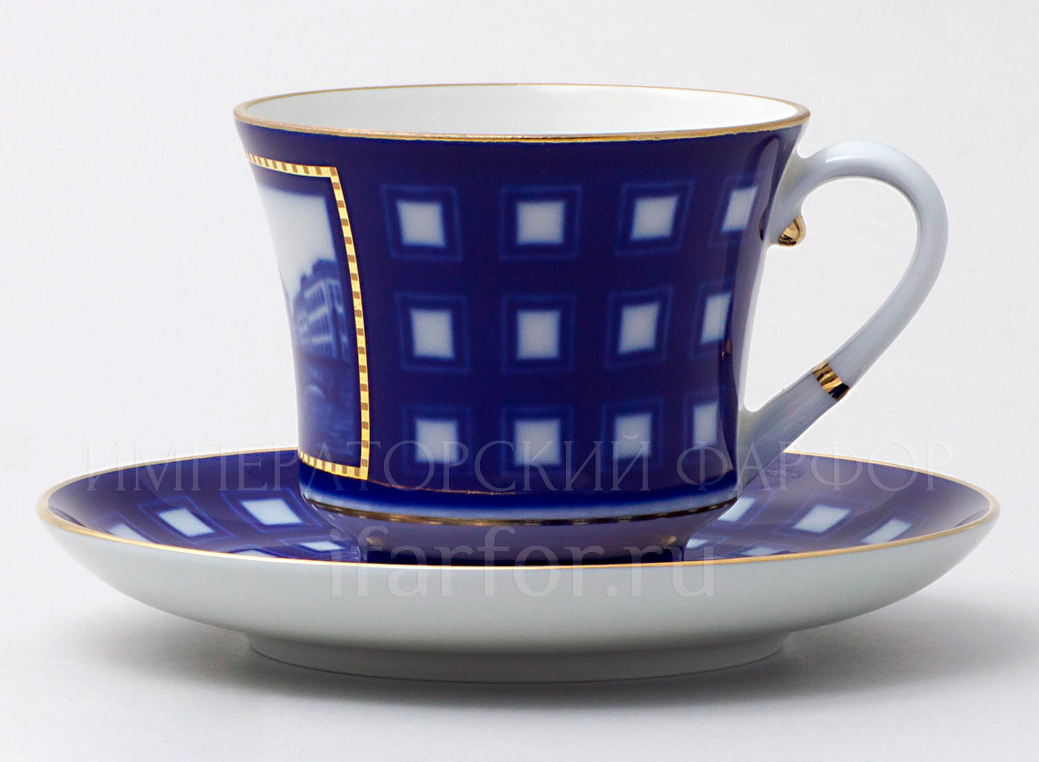 Чашка с блюдцем чайная Старо-Калинкин мост Банкетная