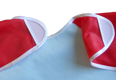 Фартук с рукавами 923-CZ94, 100% полиэстер - функциональный рабочий фартук для кухни цвет желтый