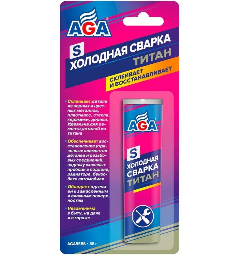 Холодная сварка титан AGA AGA858S AGA арт. AGA858S