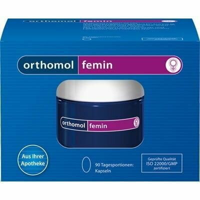 ORTHOMOL Ортомол Фемин для женщин, капсулы, 60 шт. курс 30 дней