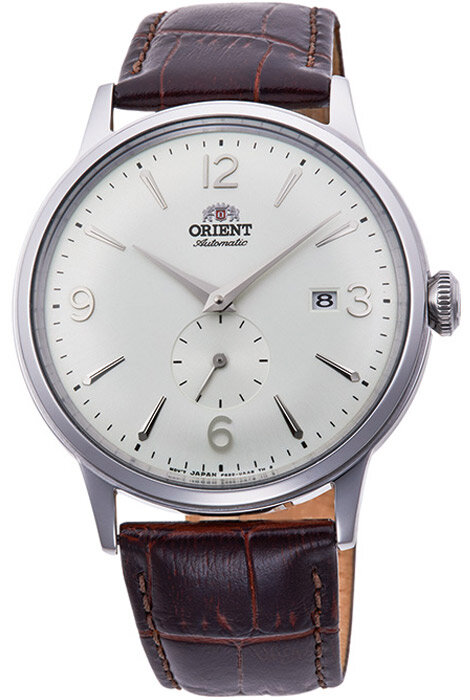 Наручные часы ORIENT Automatic, белый, серебряный, коричневый — фото 1