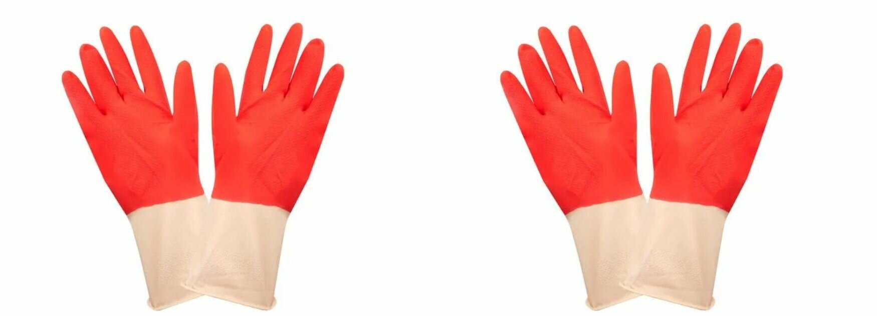 Libry Перчатки хозяйственные Сверхпрочные латексные XL, 2 уп