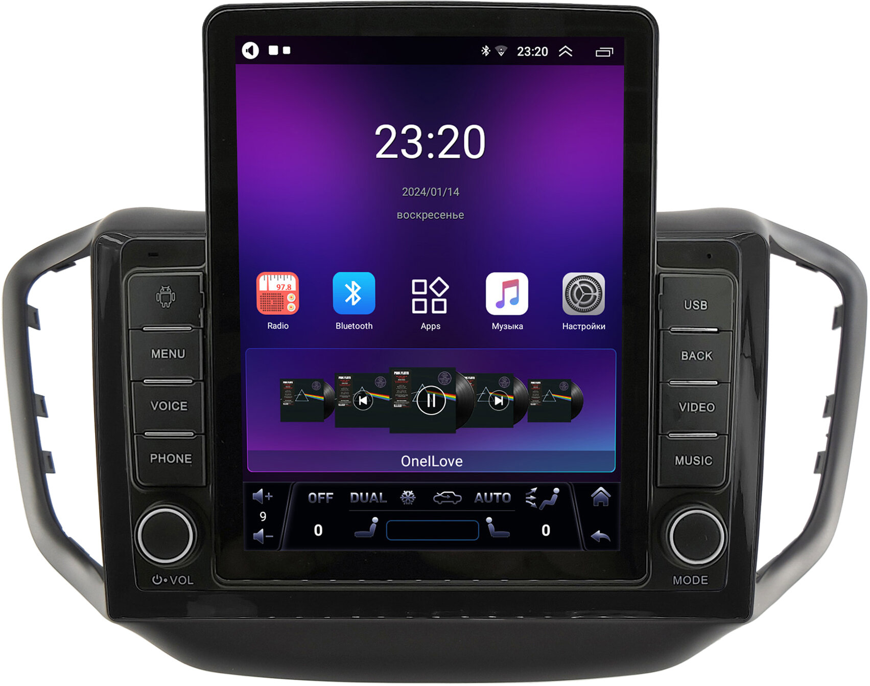 Штатная магнитола Chery Tiggo 5 2014-2020 Canbox GTR095-10-1104 на Android 10 (QLed, 4/64, DSP, CarPlay)