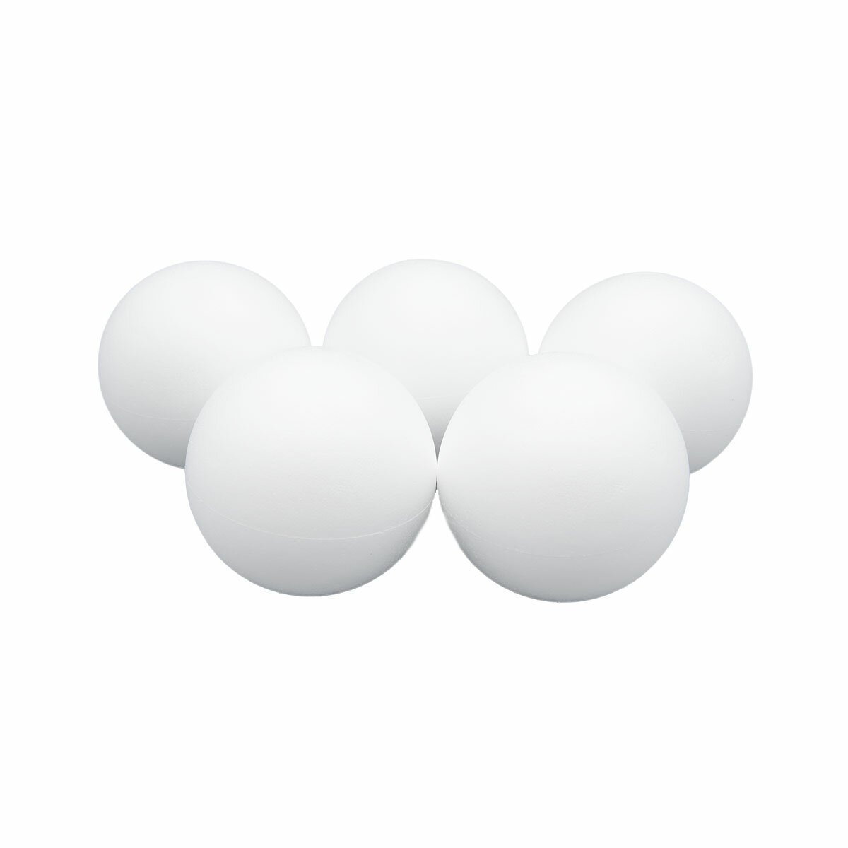 Заготовка для декорирования из пенопласта 'Шар', d 9см. В комплекте 5 штук.