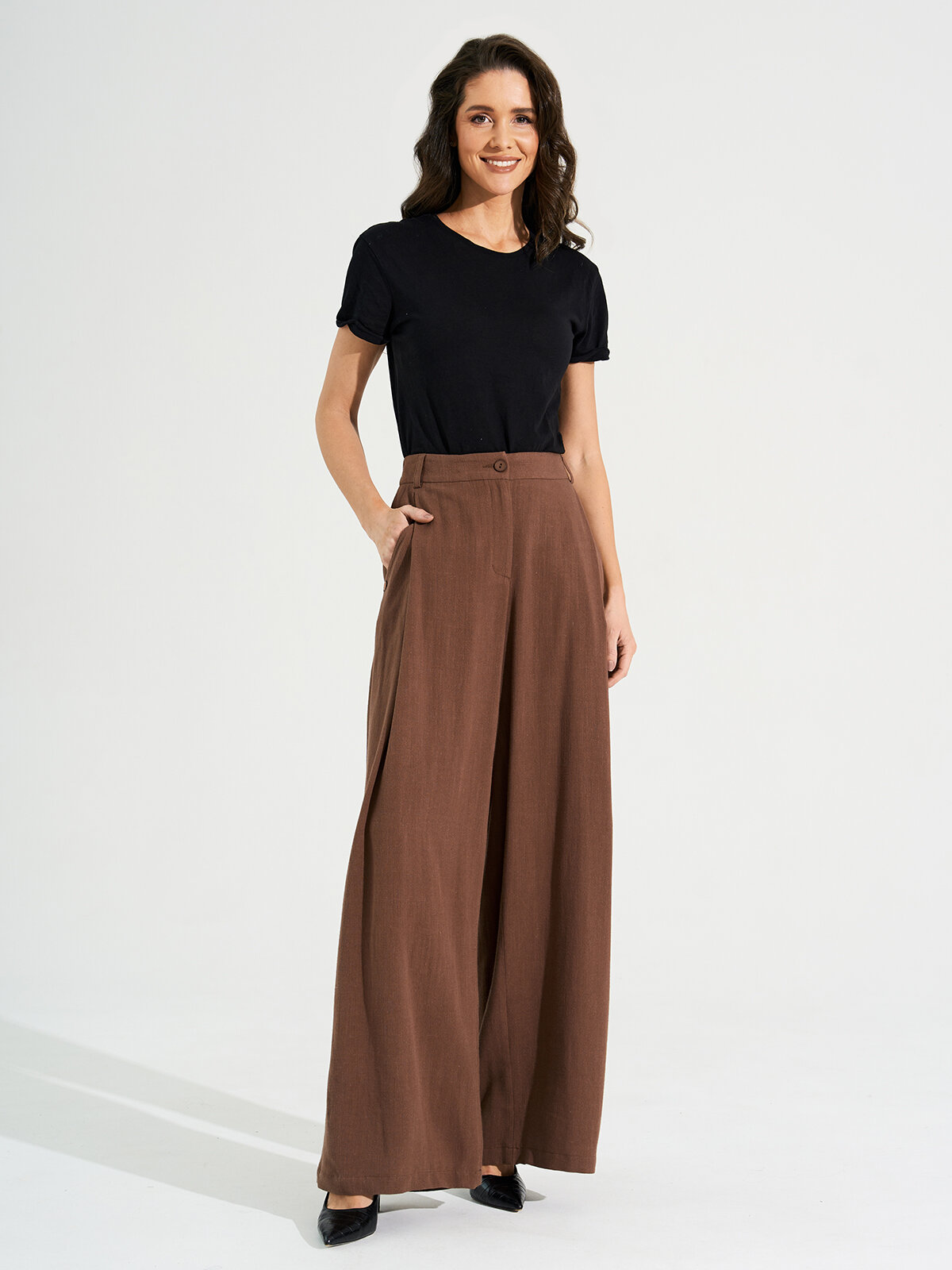 Брюки палаццо Омега