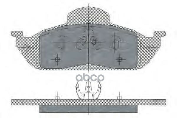 Колодка Тормозная "Sct" Mercedes W163 Ml230-Ml430 Перед. (В Уп. 4Шт.) SCT арт. SP244