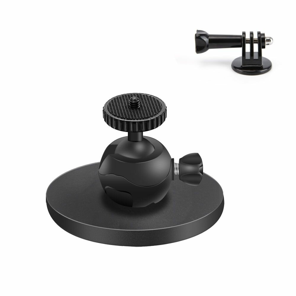 Магнитная присоска 88 мм с шаровым креплением для фототехники и экшн-камер