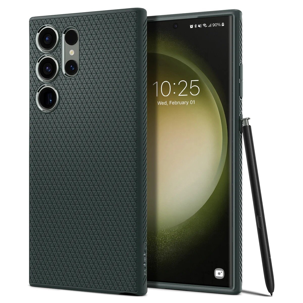 Чехол SPIGEN для Galaxy S23 Ultra - Liquid Air - Зеленый - ACS05615