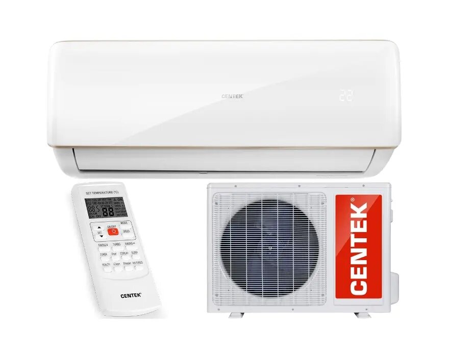 Сплит-система CENTEK Air CT-65E18, настенный, 18BTU, площадь 54м², режим работы обогрев/охлаждение — фото 1
