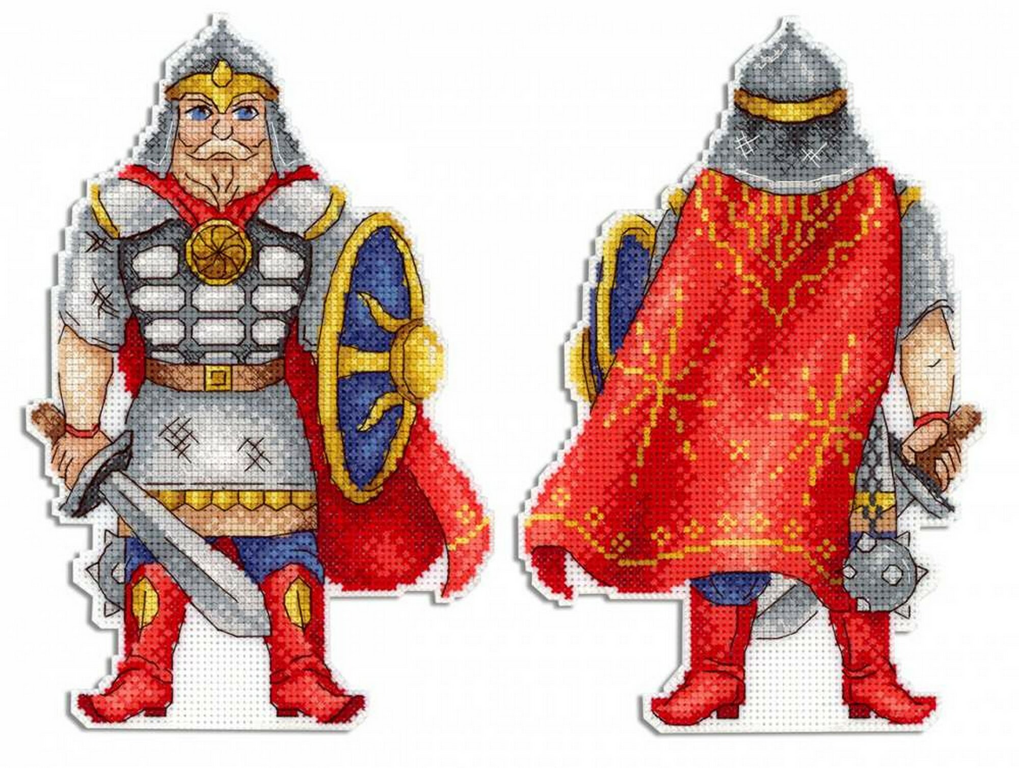 Вышивка Русский богатырь 13x19 см.