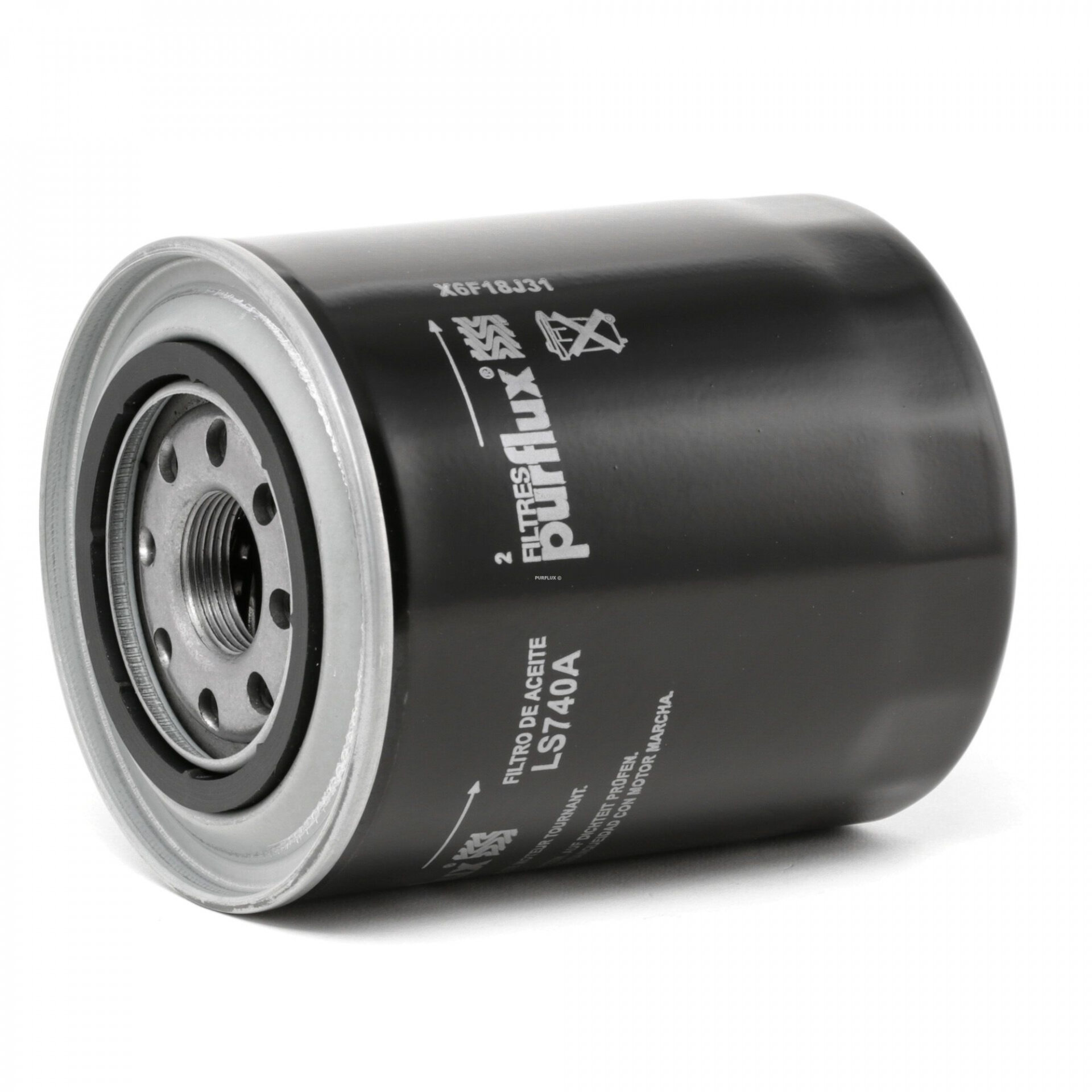 Фильтр масляный для автомобиля Hyundai, PURFLUX LS740A (1 шт.)